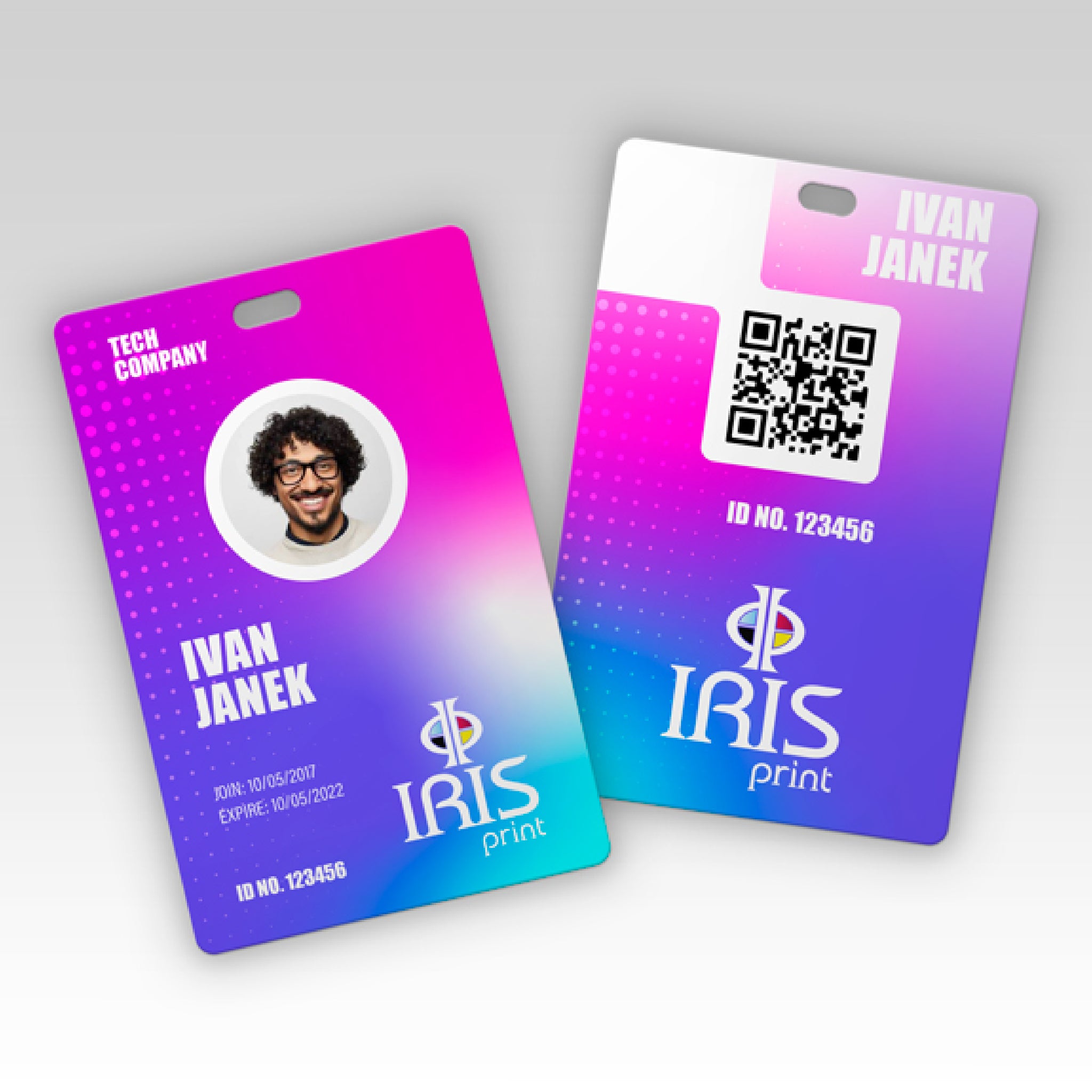 Credenciales PVC – Iris Print